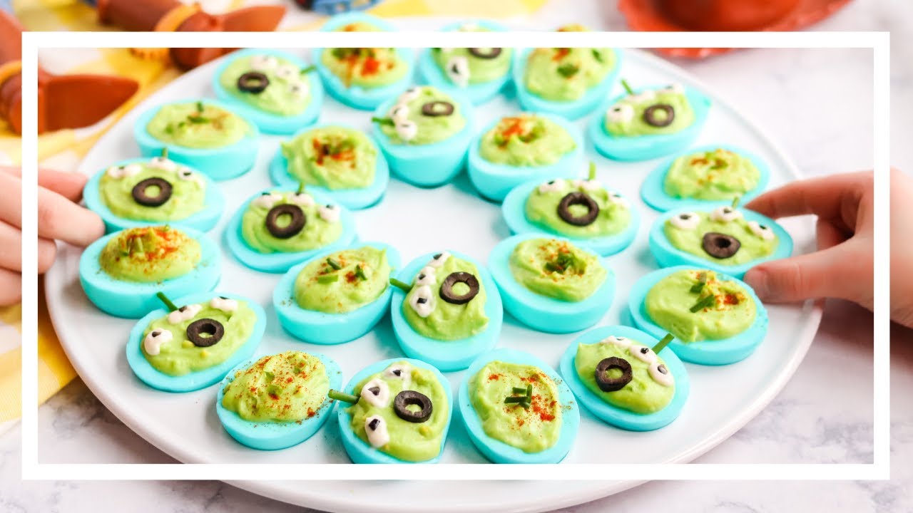 Toy Story Alien Deviled Eggs - YouTube