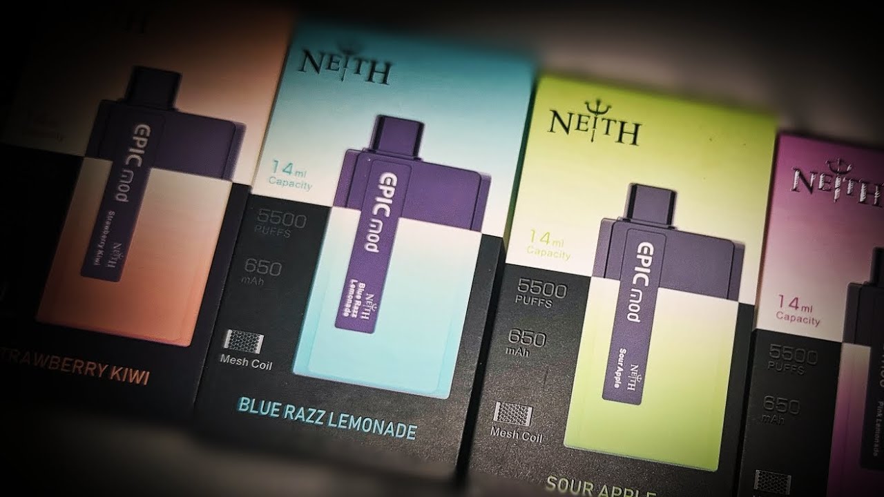 YUMI - Neith Epic Mod 5500 puffs disposable - YouTube