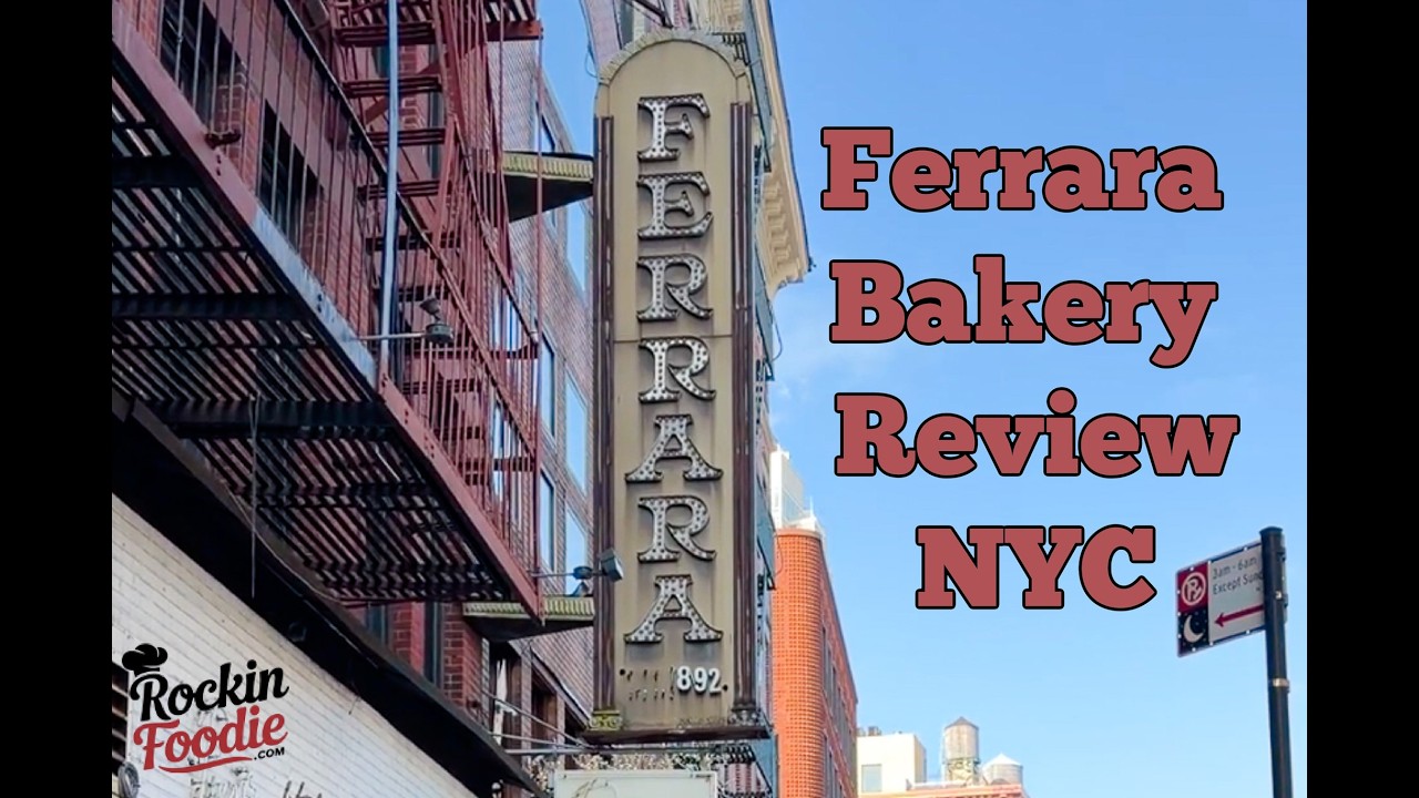 Ferrara Bakery & Cafe NYC Review - YouTube