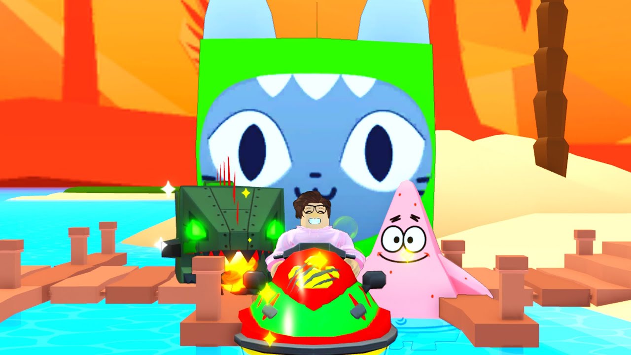 DINO TYCOON AND SPONGEBOB IN PET SIMULATOR 99! - YouTube