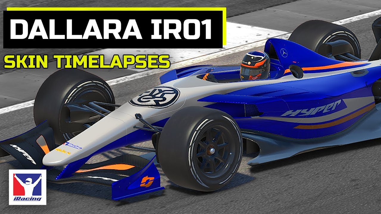 Diseño de SKIN LIVERY para el DALLARA IR01 🔰iRacing | 💯RBMXdesign - YouTube