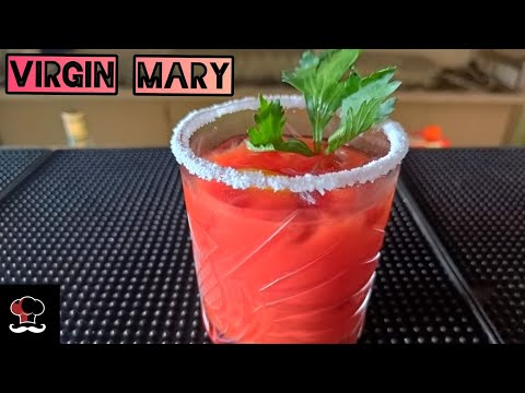 Virgin Mary|Virgin Bloody Mary Recipe|Easy Non-Alcoholic Drink Recipe|J The Secret Chef|