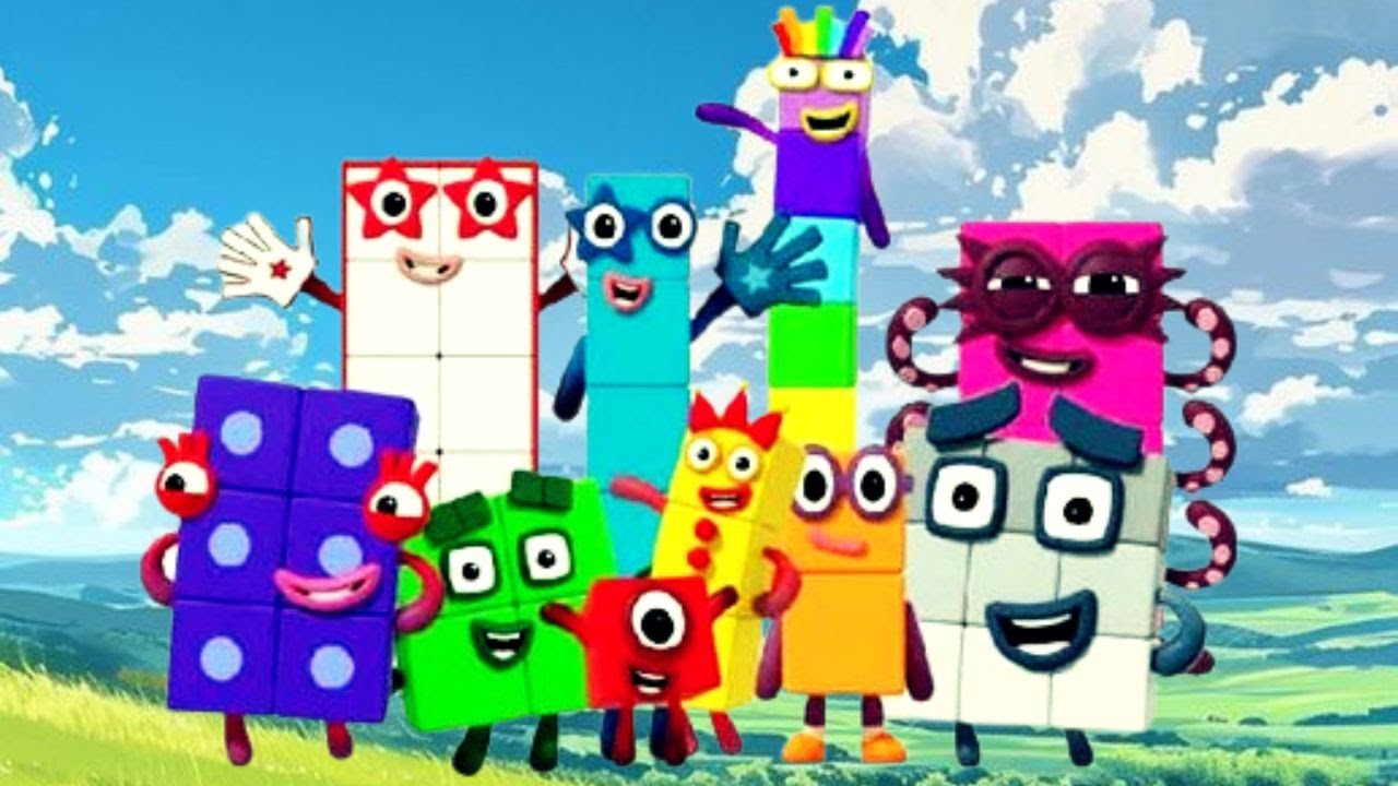 Numberblocks ASMR - Looking For Numberblocks, Alphablocks in Rainbow ...