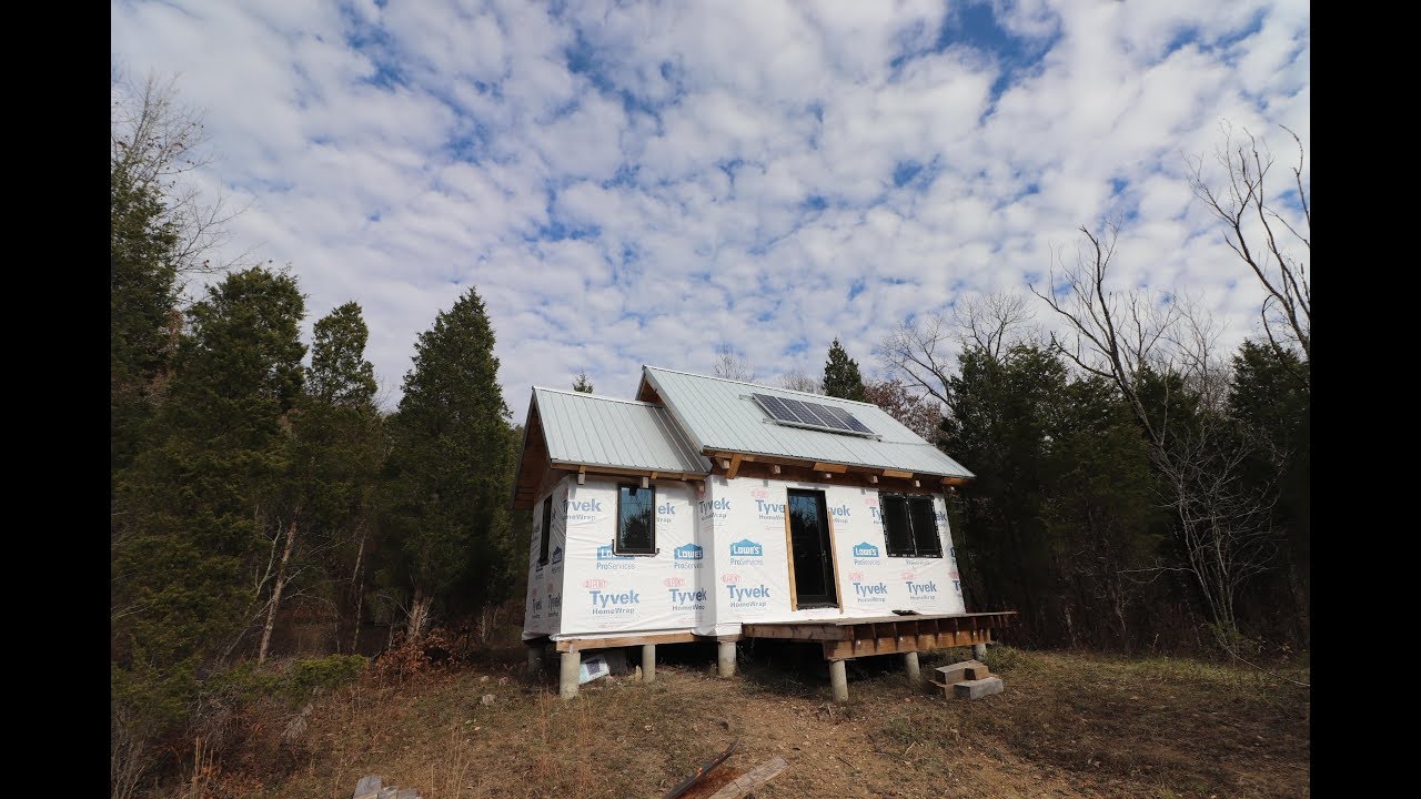 Installing Solar in a Small Off Grid Cabin II - YouTube