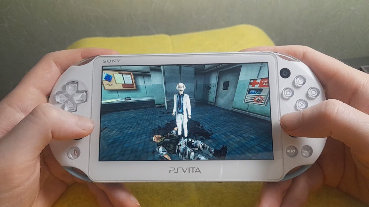 Half Life Opposing Force port gameplay on Sony PS Vita Slim Playstation ...