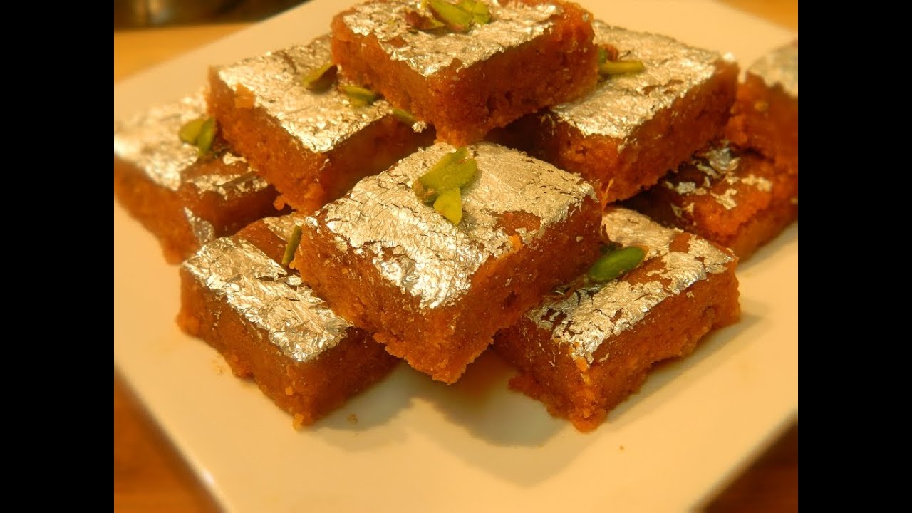 Moong Daal Burfi/ Moong daal Halwa / Burfi moong daal sweet by Khana ...