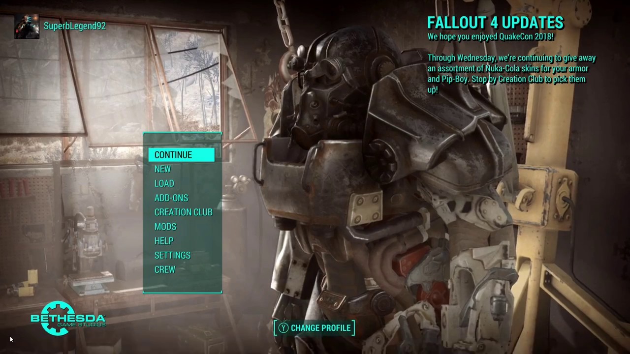 Fallout 4 more broken on the Xbox one X - YouTube