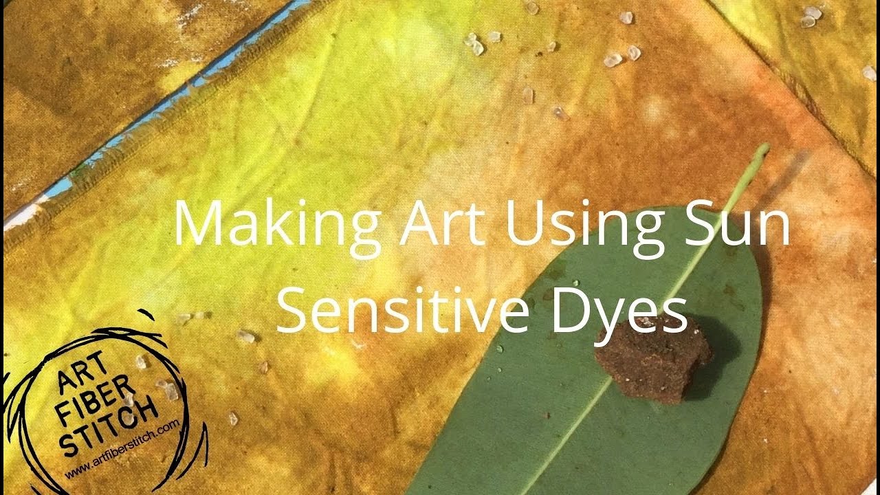 Dye fabric with special sun sensitive dyes to produce these original ...