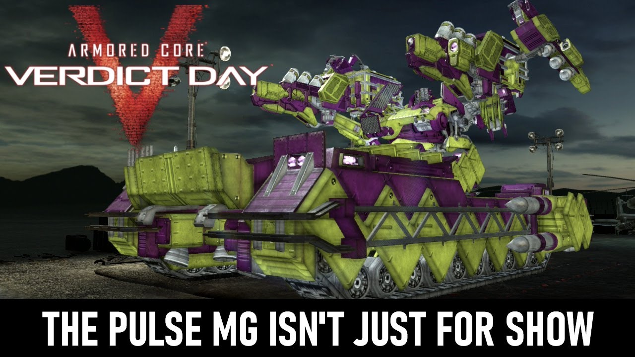 Pulse Machine Gun Madness | Armored Core Verdict Day - YouTube