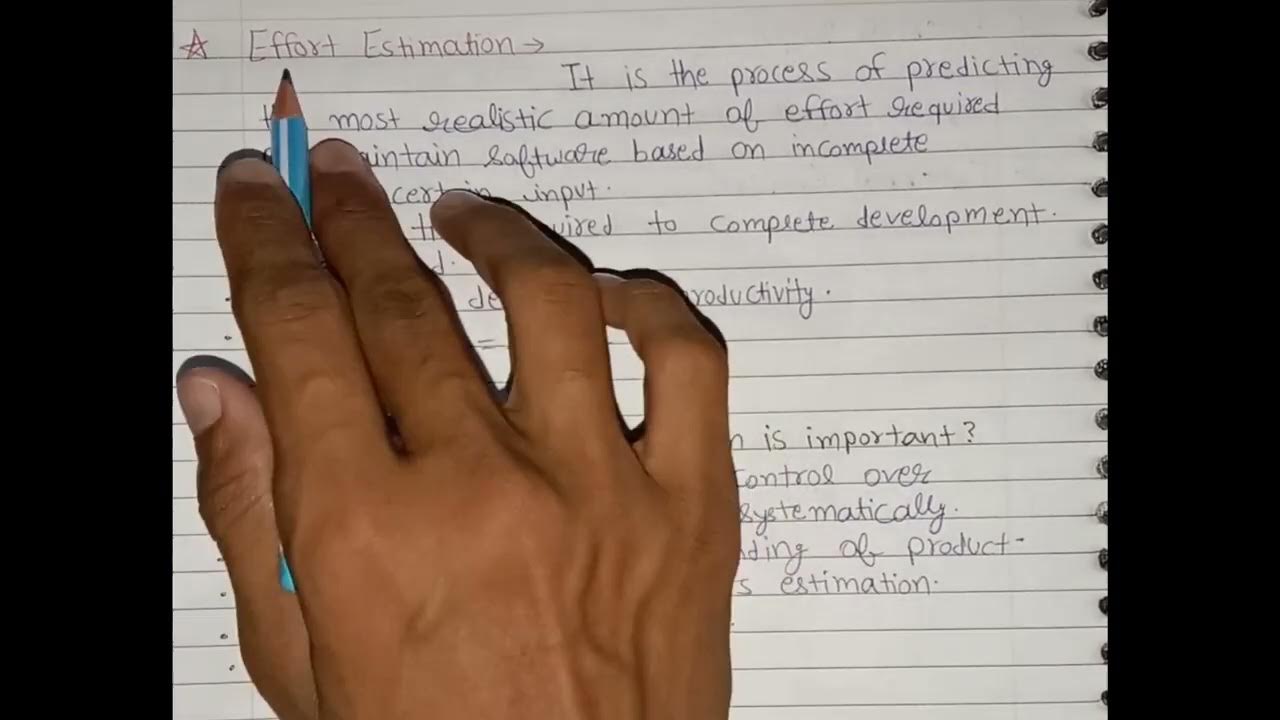 Effort Estimation in Software Engineering | Software Engineering - YouTube