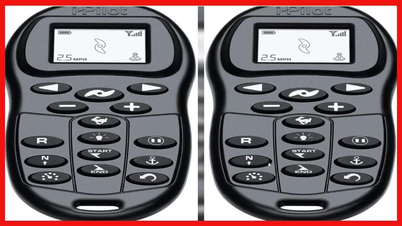 Minn Kota 1866350 Legacy i Pilot System Remote, Black - YouTube