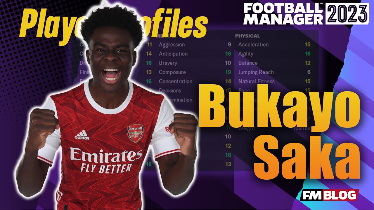 Bukayo Saka | Player Profiles 10 Years In | FM23 - YouTube
