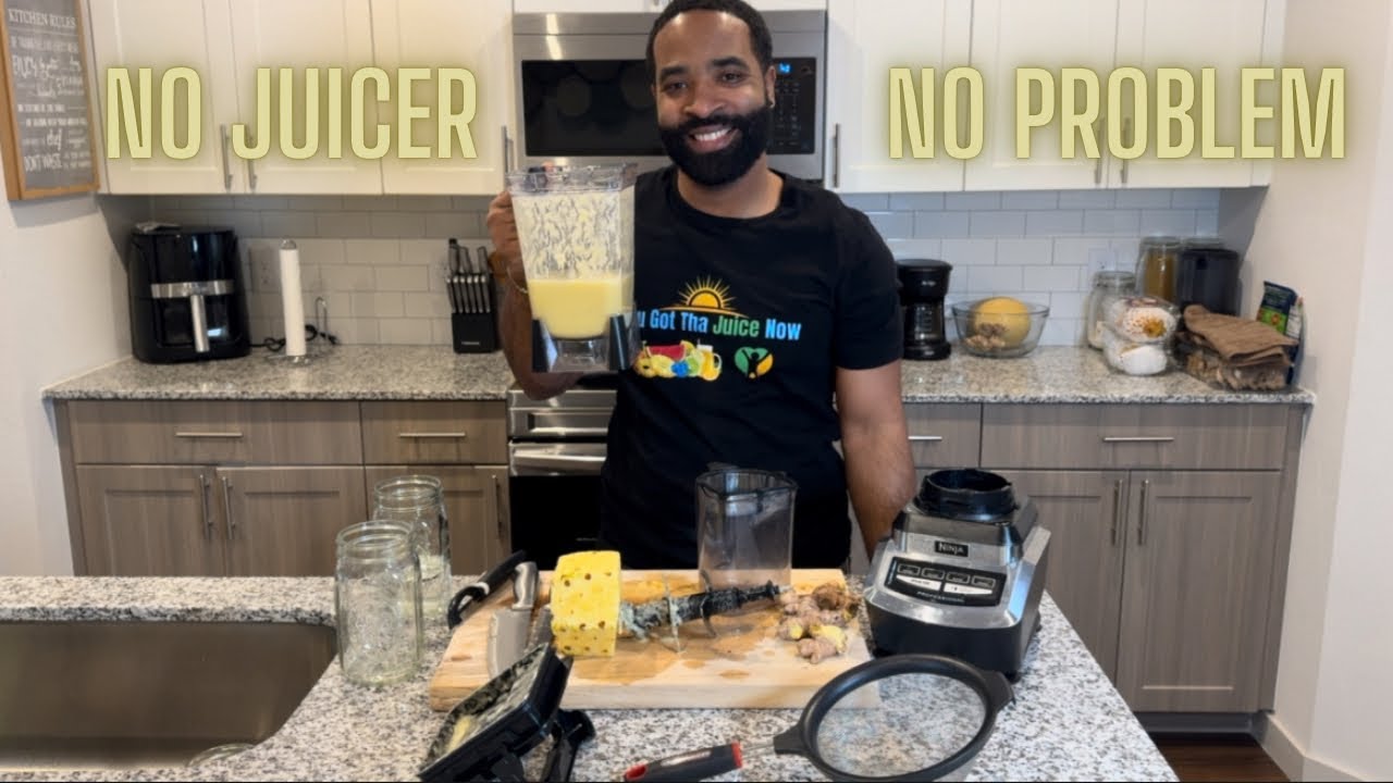 Juicing For Beginners | No Juicer 🙅🏽‍♂️ No Problem 😉 🥤 - YouTube