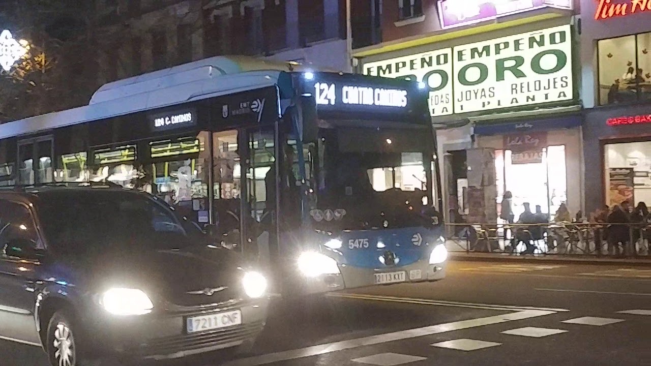 Here is the 124 bus in Madrid - YouTube