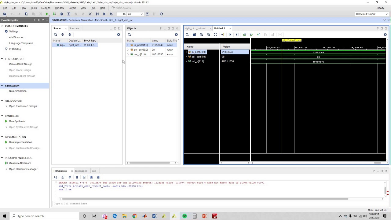 Lab1 Right Circular Shift Register - YouTube