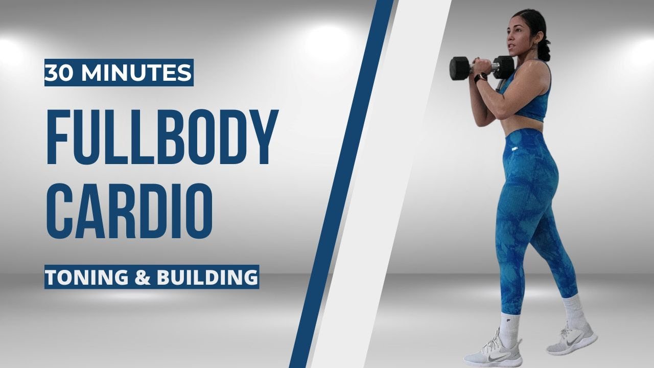 30 FULL BODY WORKOUT + CARDIO at Home with Weights | No Repeat | Build ...