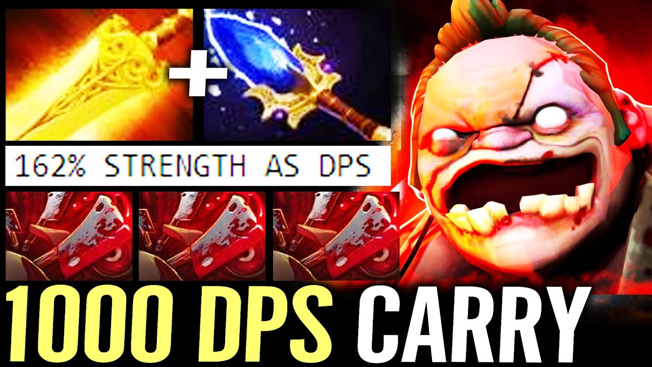 🔥 1000 DPS TOP RANK Pudge Carry — Radiance + Aghanim ROT Dismember ...