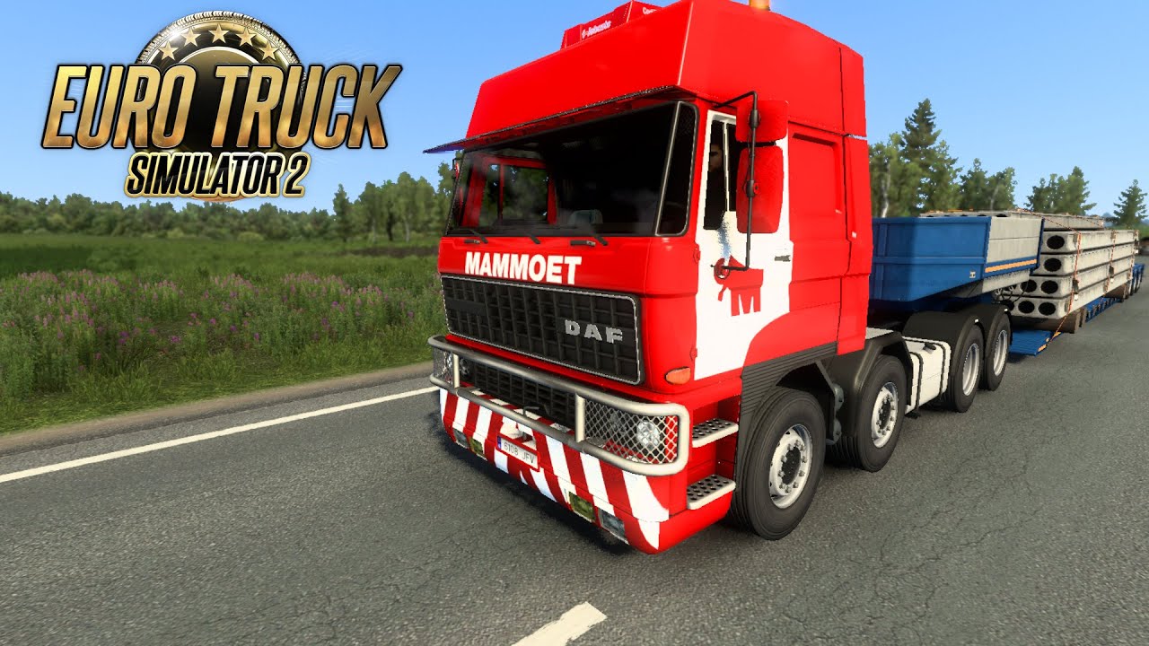 DAF F241 MOD | Euro Truck Simulator 2 - YouTube