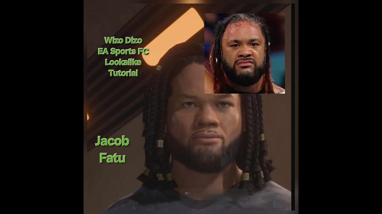 How to create - Lookalike - WWE Superstar Jacob Fatu - EA SPORTS FC 25 ...