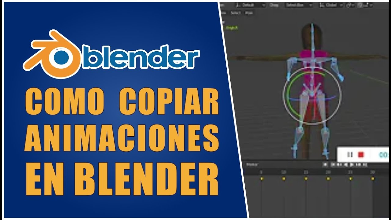 Blender como copiar animaciones - YouTube