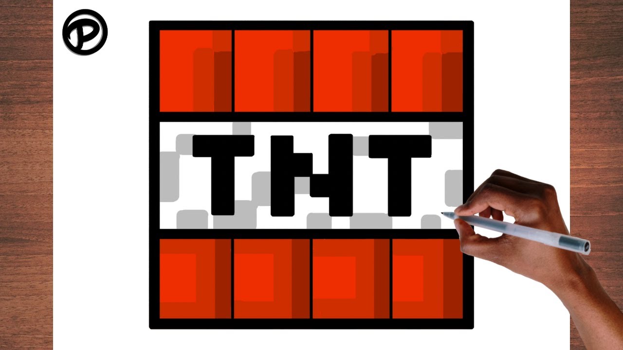 HOW TO DRAW TNT BLOCK - YouTube