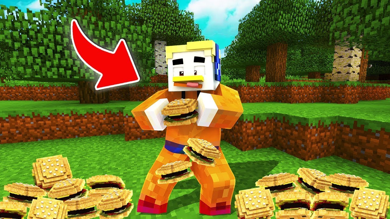 Reto Comiendo Durante 24 Horas En Minecraft Me Pongo Muy Gordo
