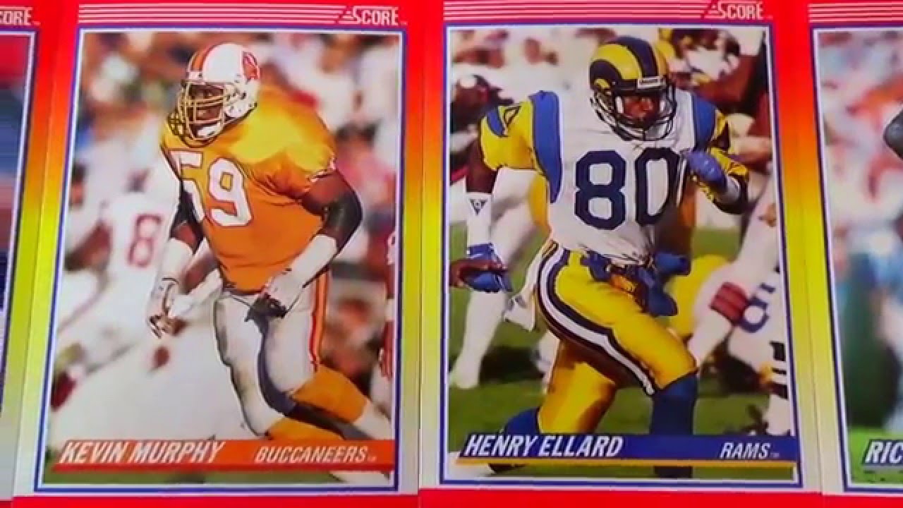 NFL 1990 Score Football Card Set 210-239 - YouTube