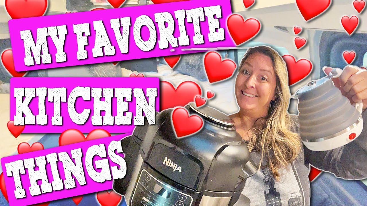 TOP 17 Van Life KITCHEN ESSENTIALS // Travel Snacks - YouTube