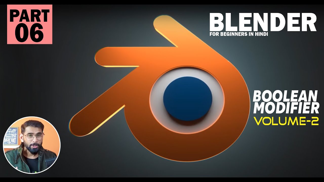 Blender Part - 06 | How to Use the Boolean Modifier in Blender | Volume ...
