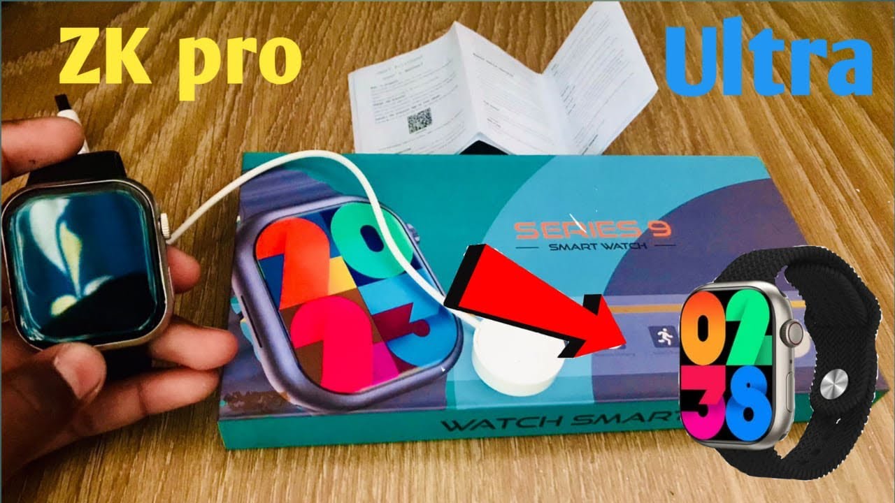Series 9 zk pro Smart Watch Unboxing and full Review and Teasting - YouTube