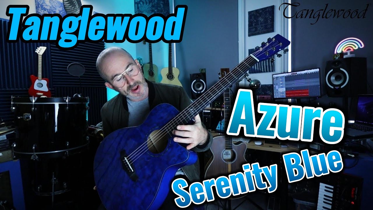 Tanglewood Azure in Serenity Blue TA4CEBL - Review w/ Damien Nolan ...