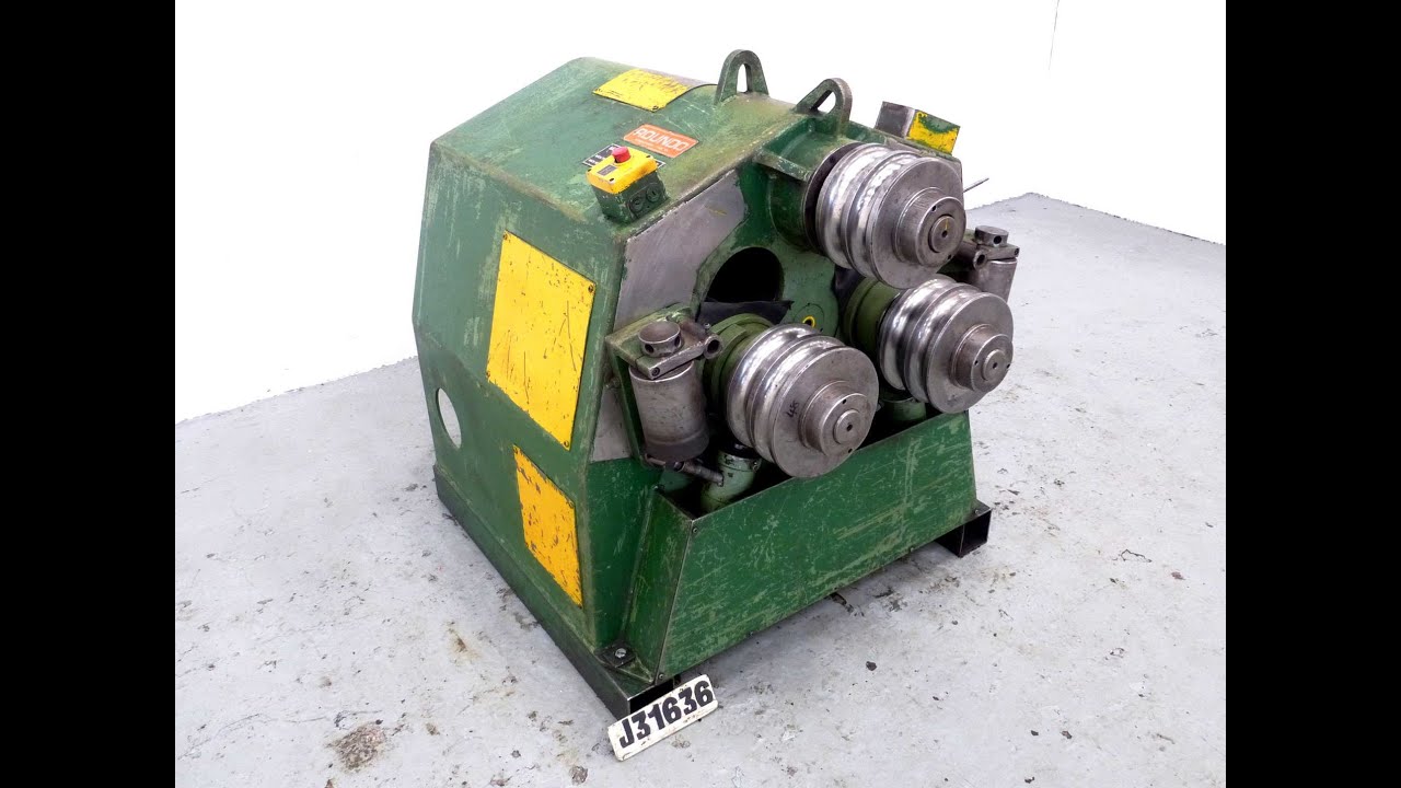 Roundo R3 Section Bending Rolls | Used Machinery Suppliers - YouTube