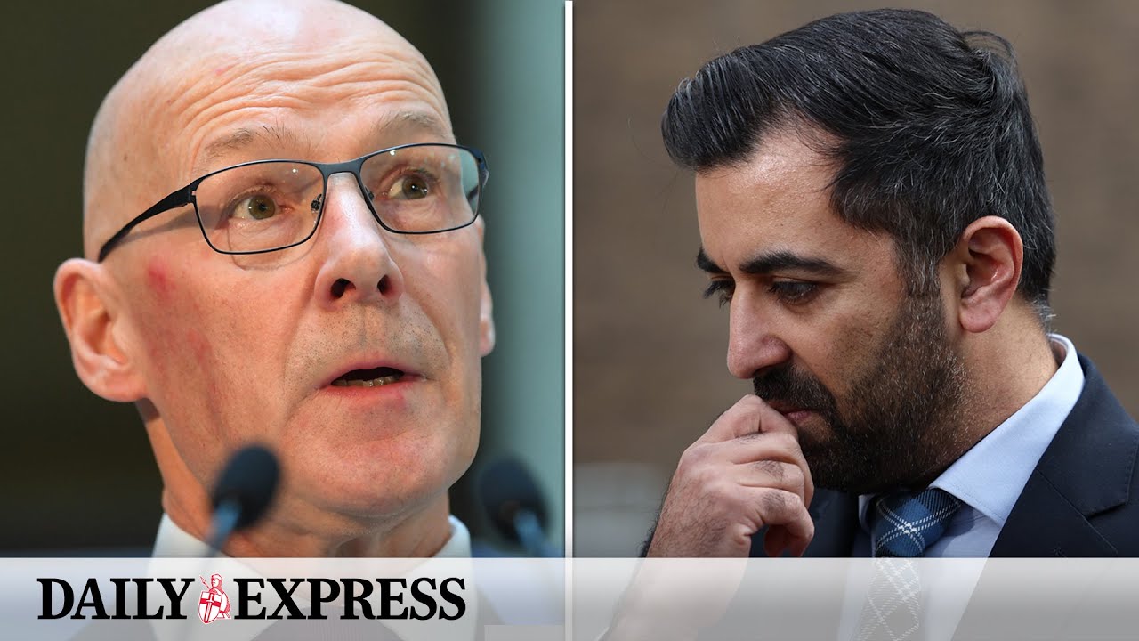 New SNP leader John Swinney pays tribute to Humza Yousaf - YouTube