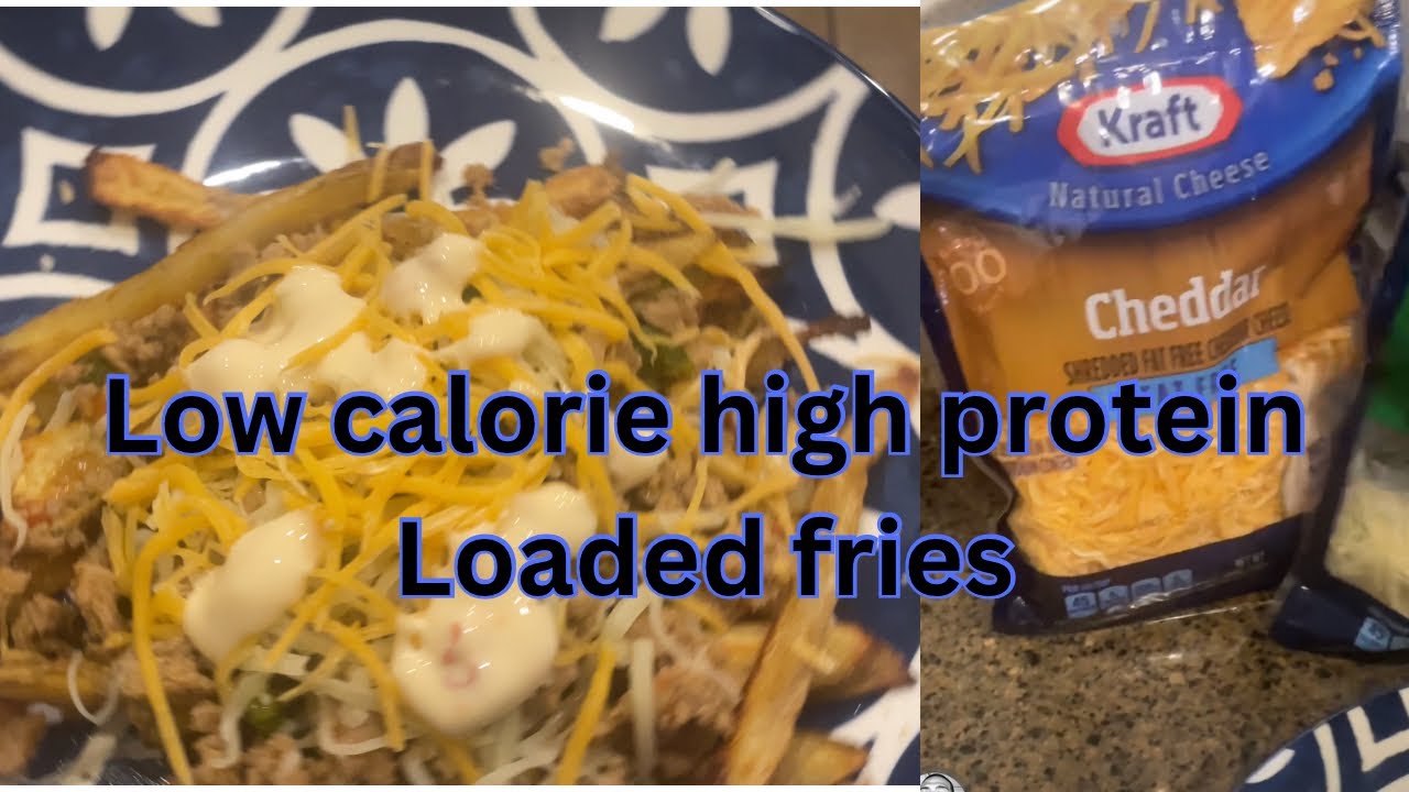 Healthier high protein loaded fries - YouTube