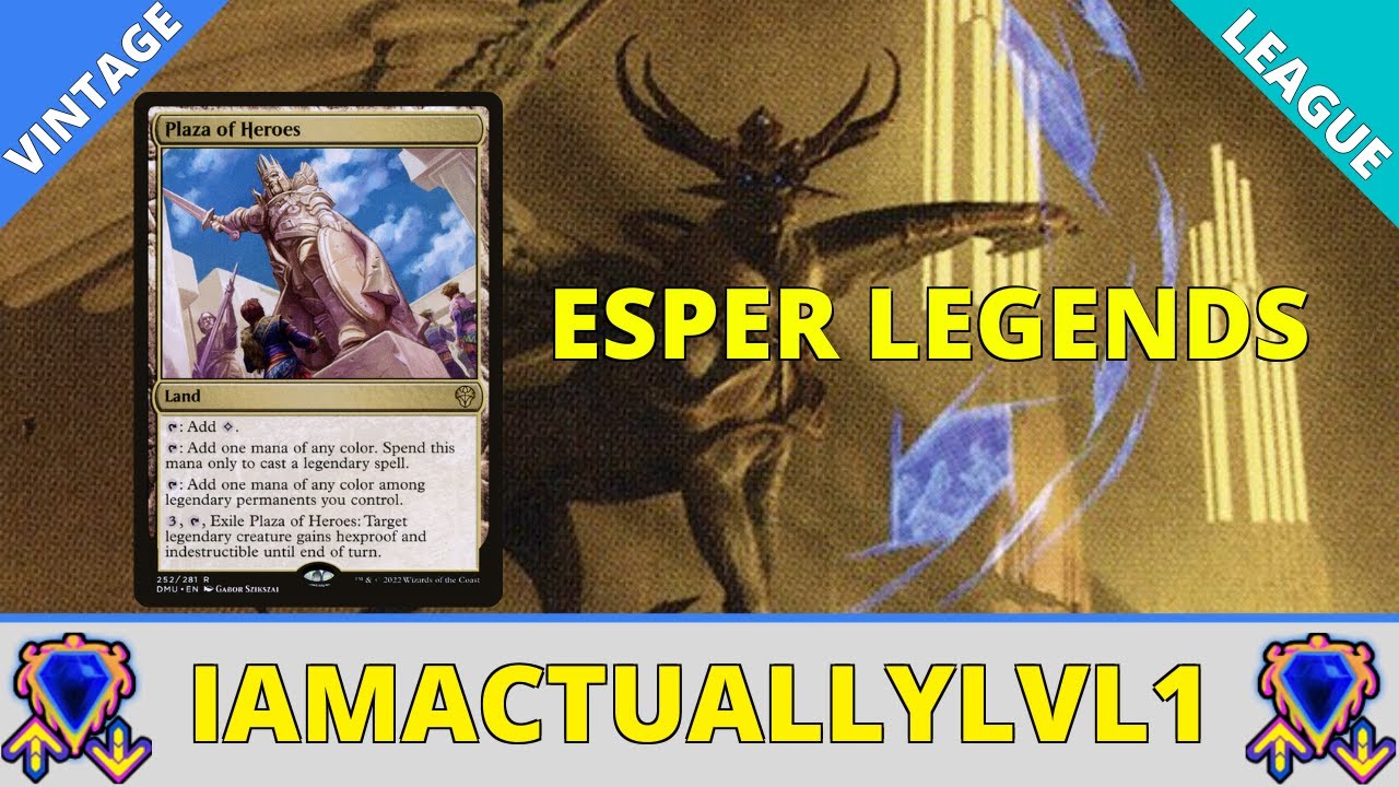 I make one of Standard's best decks in Vintage - Esper Legends - YouTube