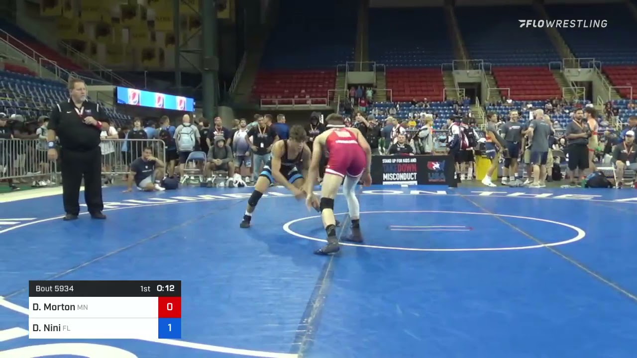 132 Lbs Round Of 32 - Drayden Morton, Minnesota Vs Danny Nini, Florida ...