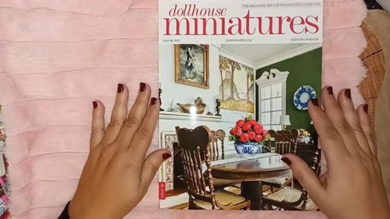 Dollhouse Miniature Magazine Issue 96 2023 Walk Through - YouTube