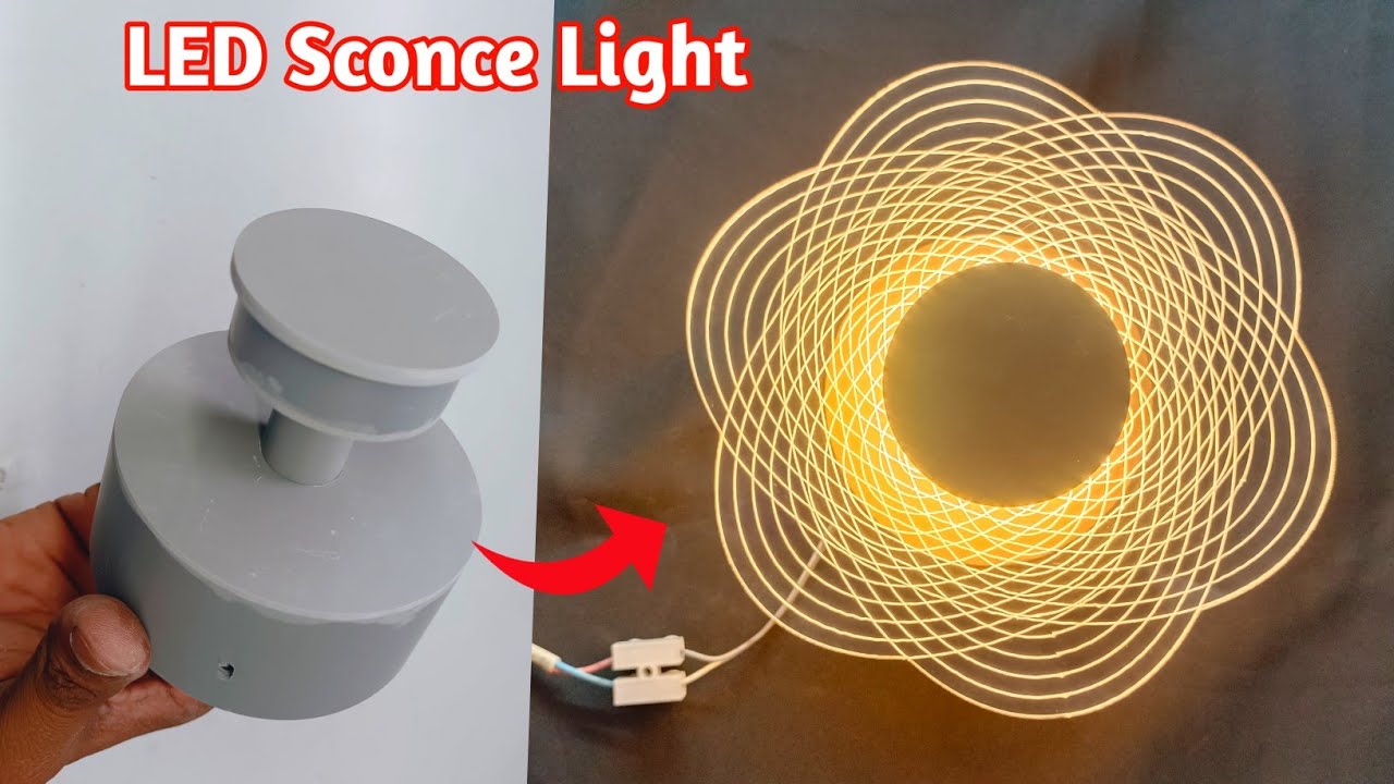 How to Make Modern Sconce LED Wall Lights Home Decor LED Sconce Lamp ...