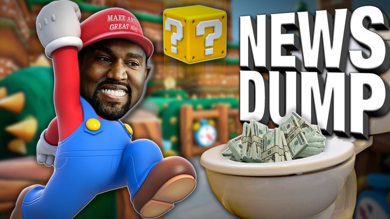 Kanye West Destroyed His School, Then Did Mario Impression?! - News ...