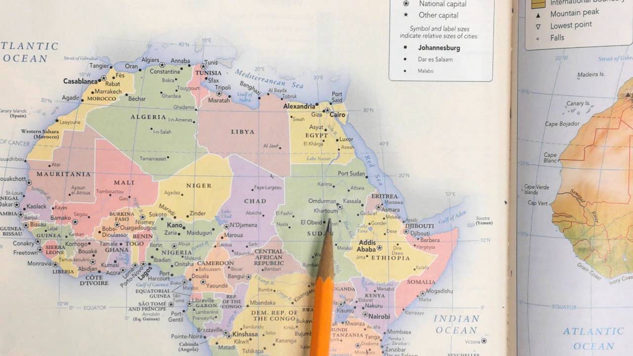 Egypt Map Atlas Lesson - YouTube