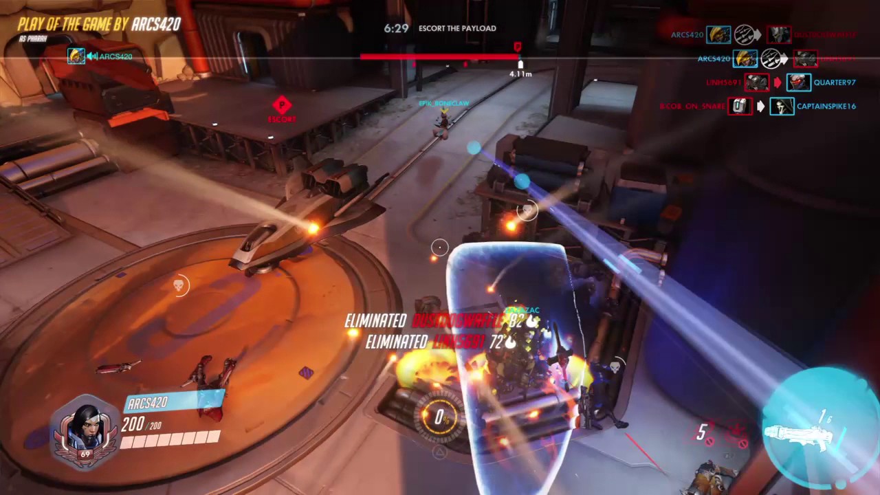 Overwatch: pharah ultimate - YouTube