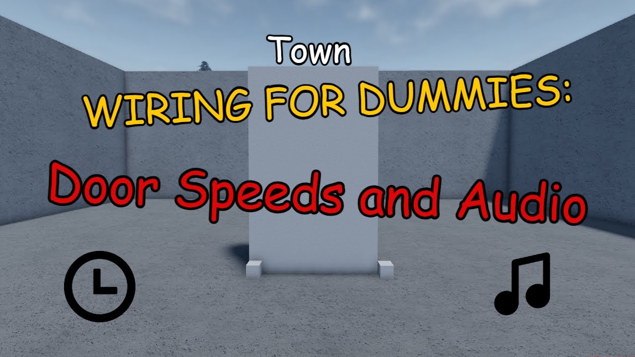 Town Wiring for Dummies: Door Speed and Audio - YouTube