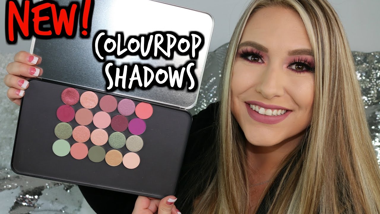 NEW COLOURPOP SINGLE PRESSED EYESHADOWS! - YouTube