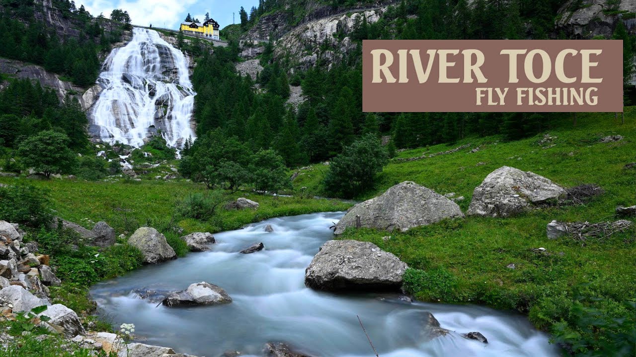 Under the Waterfall - Fly fishing River Toce in northern Italy - YouTube