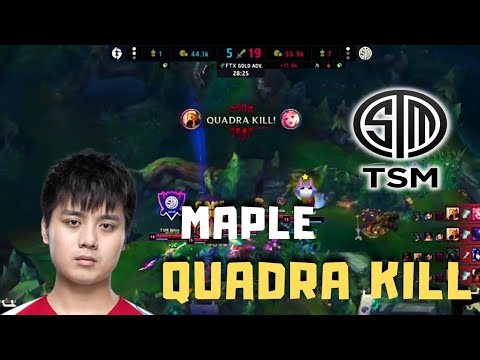 Maple Quadra Kill Azir on LCS Playoffs - EG vs TSM - YouTube