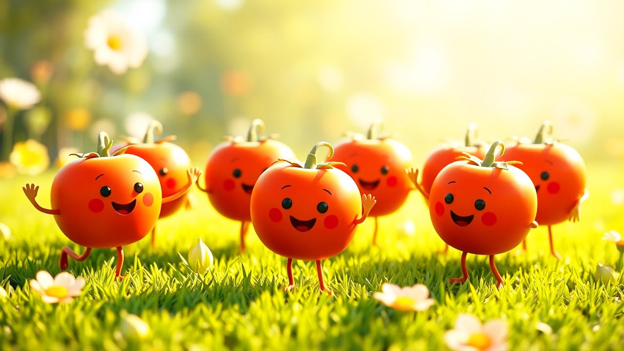 "One Tomato, Two Tomatoes | Fun Rhymes for Kids | Classic Nursery Rhyme ...
