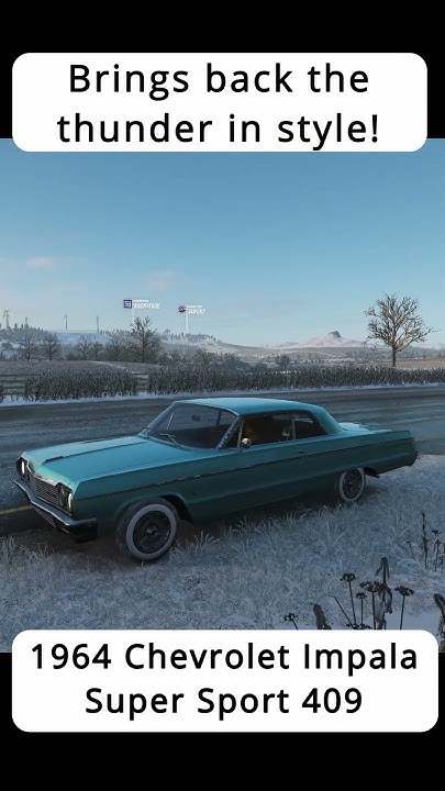 Bring back the Thunder in style! - 1964 Chevy Impala SS 409 - Forza Horizon 4 Gameplay #shorts ...