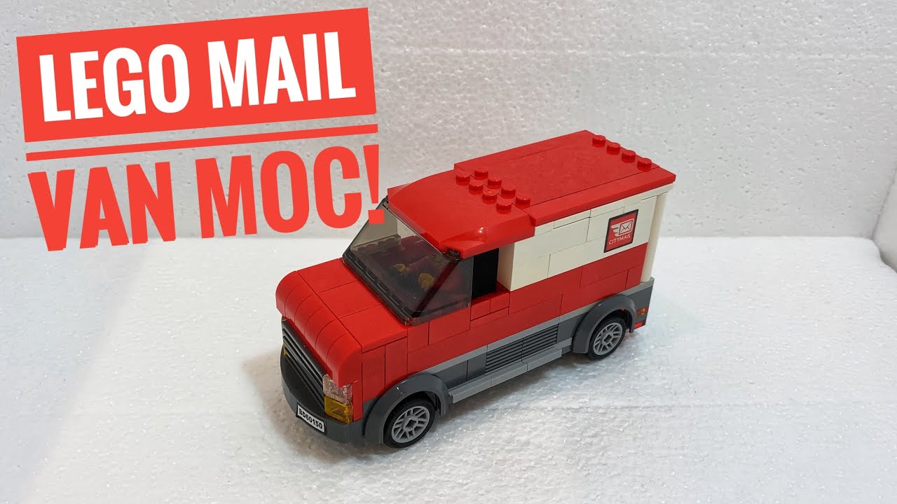 LEGO Mail Van Moc! - YouTube