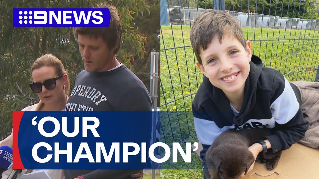 Dad's emotional tribute to Melbourne school crash victim Jack Davey | 9 News Australia - YouTube