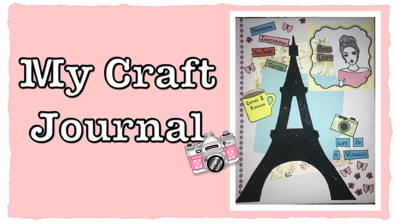 My Craft Journal | DIY Book Cover - YouTube